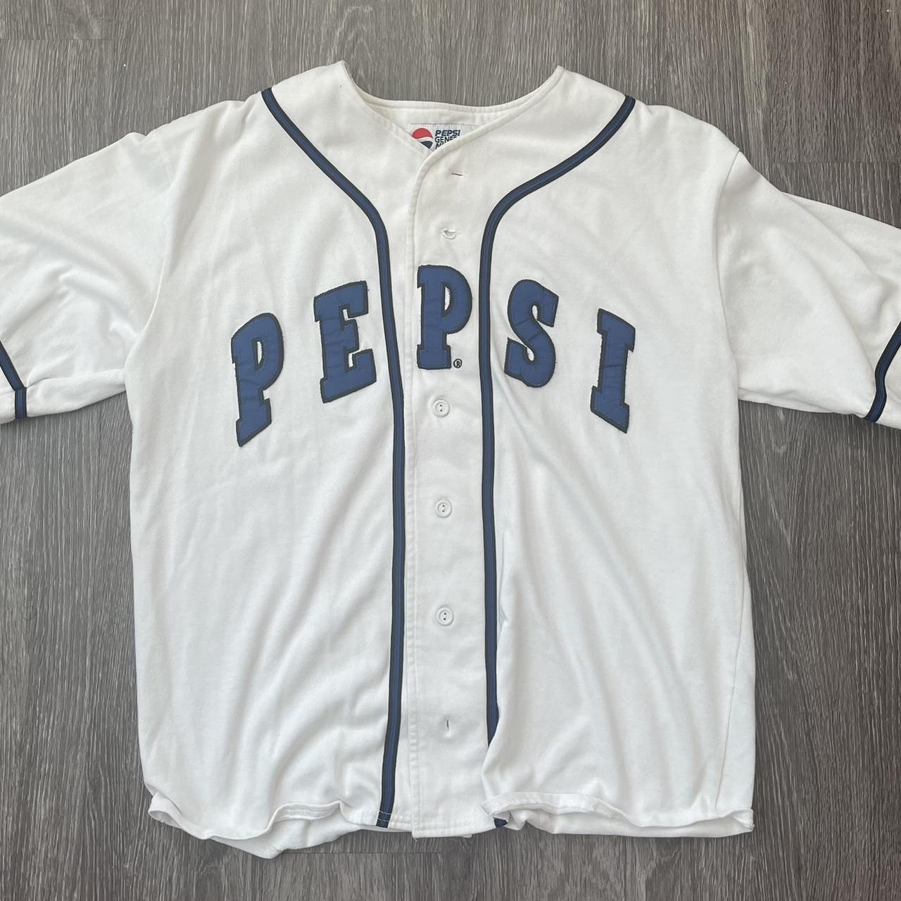 Vintage Pepsi baseball jersey baseball -Perfect... | Depop
