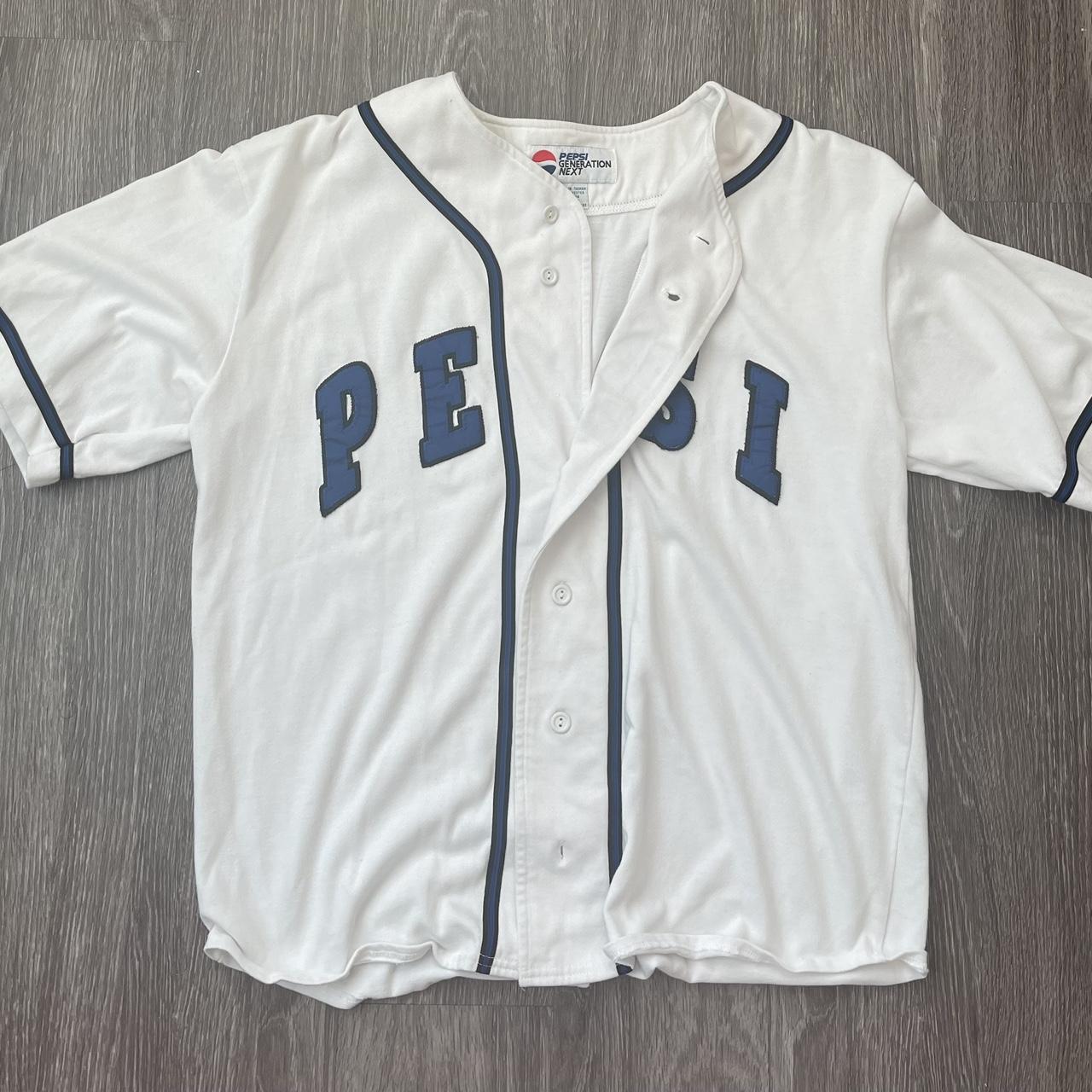Vintage Pepsi baseball jersey baseball -Perfect... | Depop