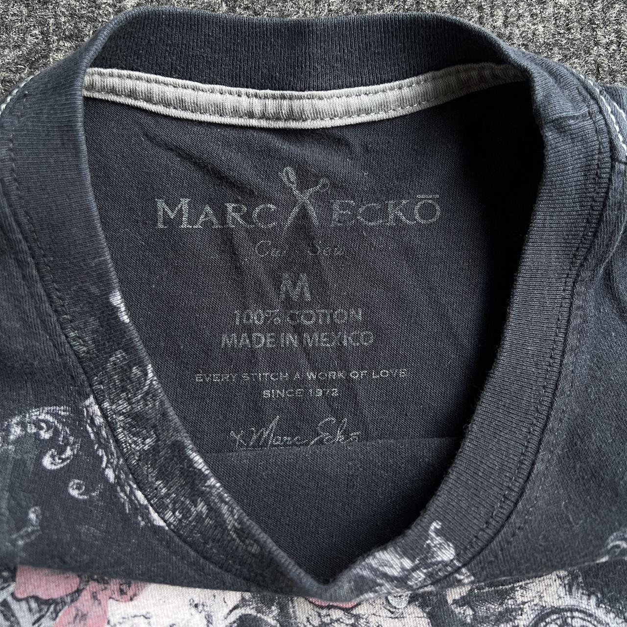 Ecko Unltd. Men's Black and Grey T-shirt | Depop