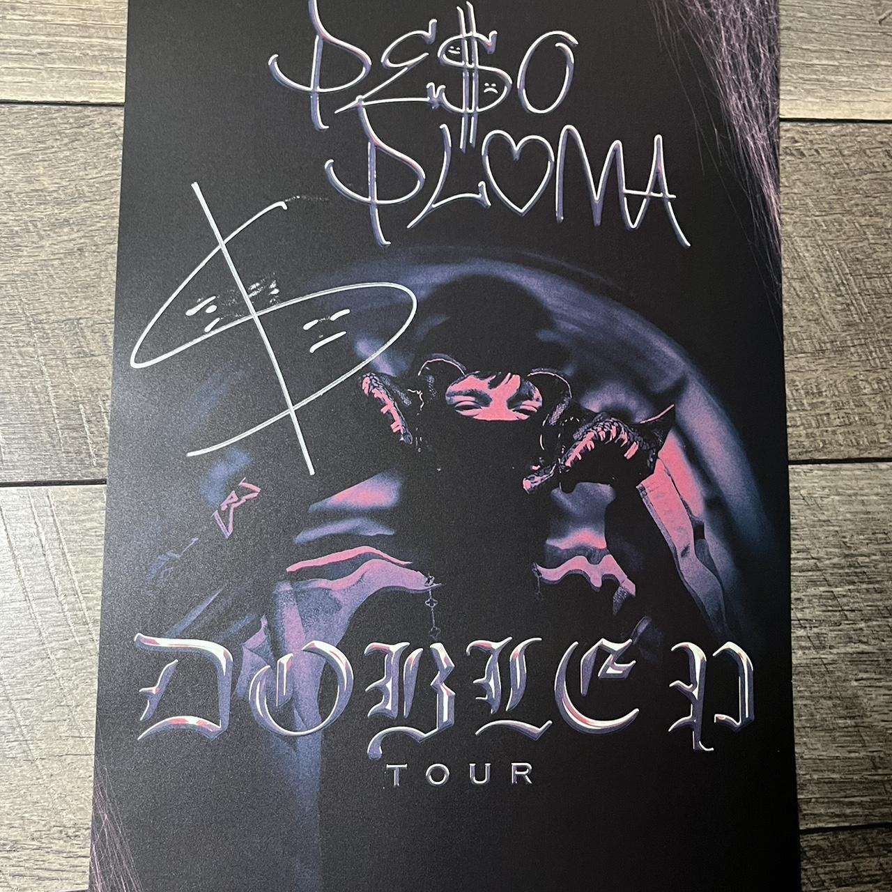 Peso Pluma Doble P Autographed Tour Poster Signed... - Depop