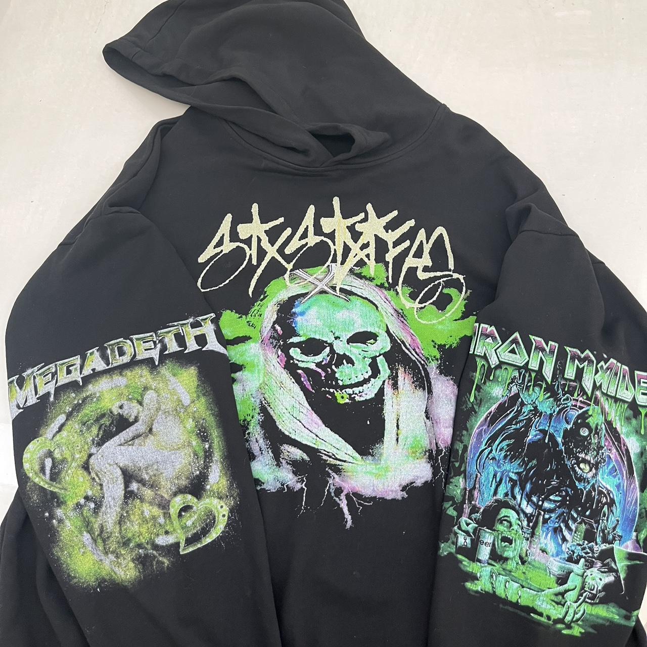 DROLAND MILLER V1 Metal hoodie Worn a few time size... - Depop