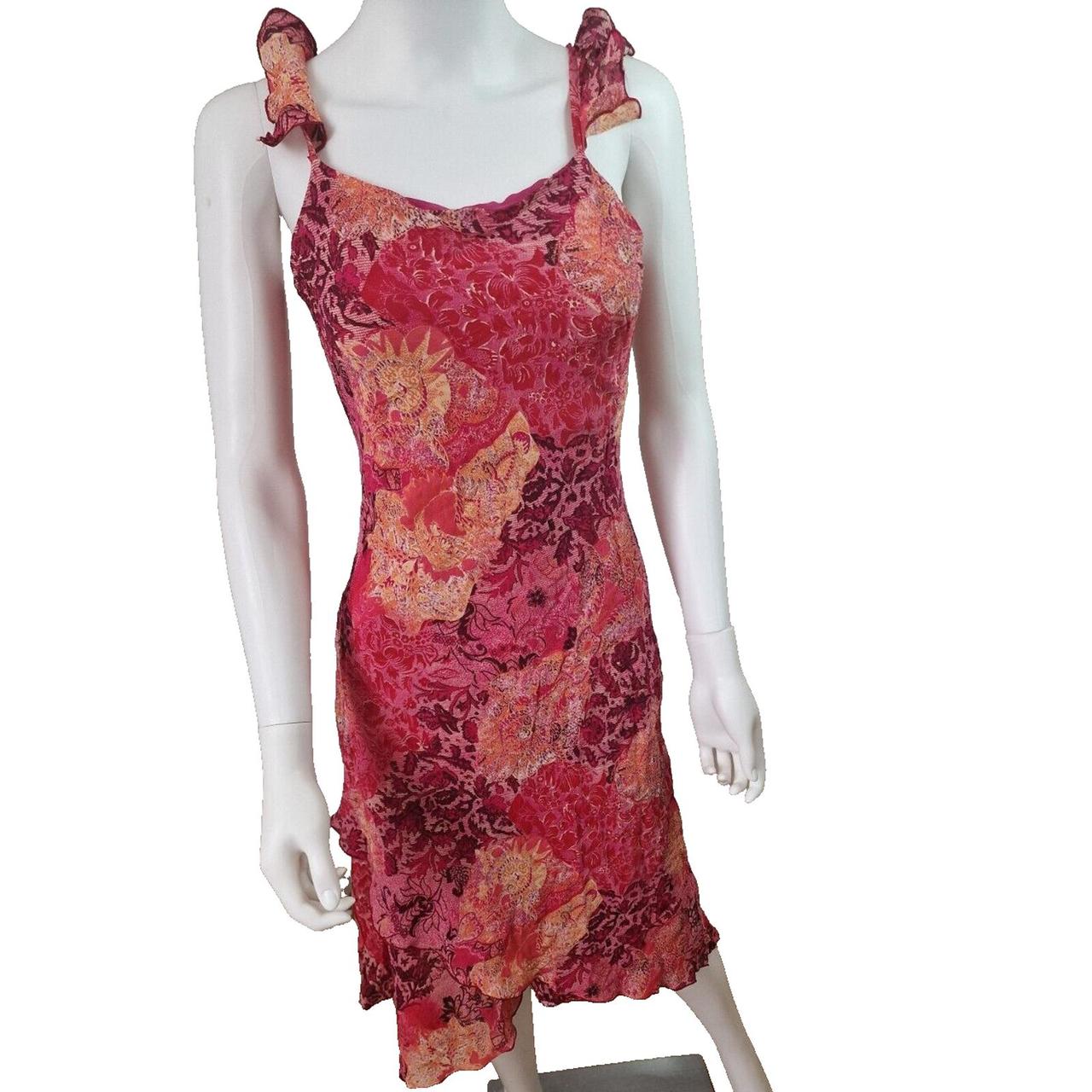 Beautiful vintage y2k paisyley dress by french brand... - Depop