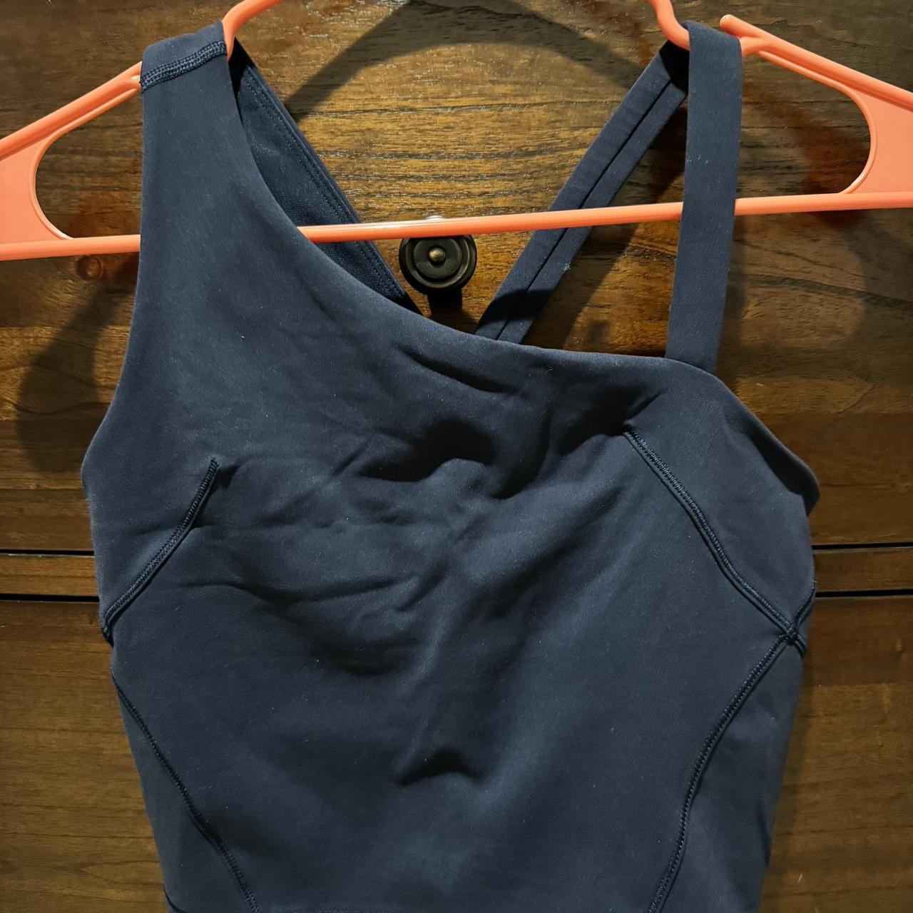 Lululemon Everlux Asymmetrical Tennis Tank Top (True... - Depop