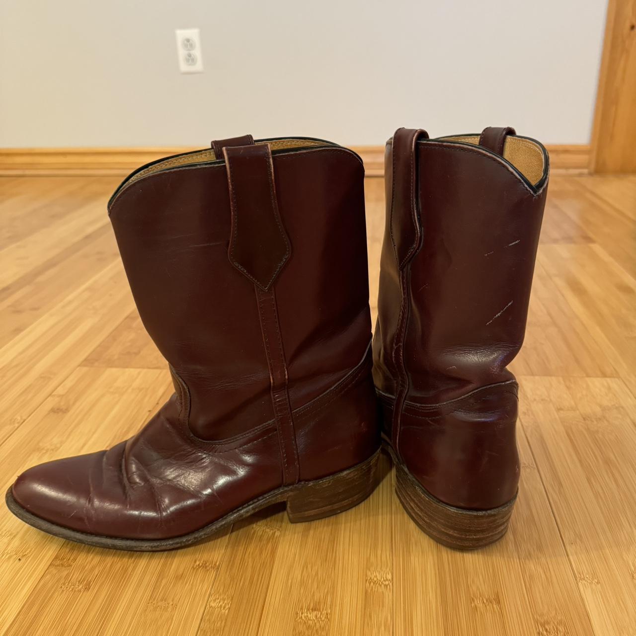 FRYE leather roper / cowboy boots Brand:... - Depop