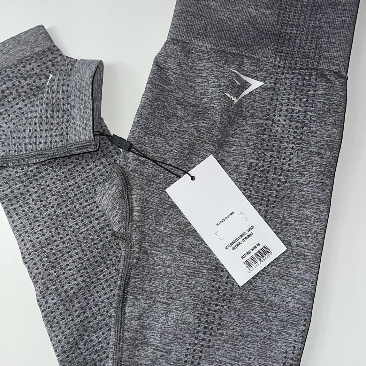 Jim shark, vital seamless leggings Smoky, gray... - Depop