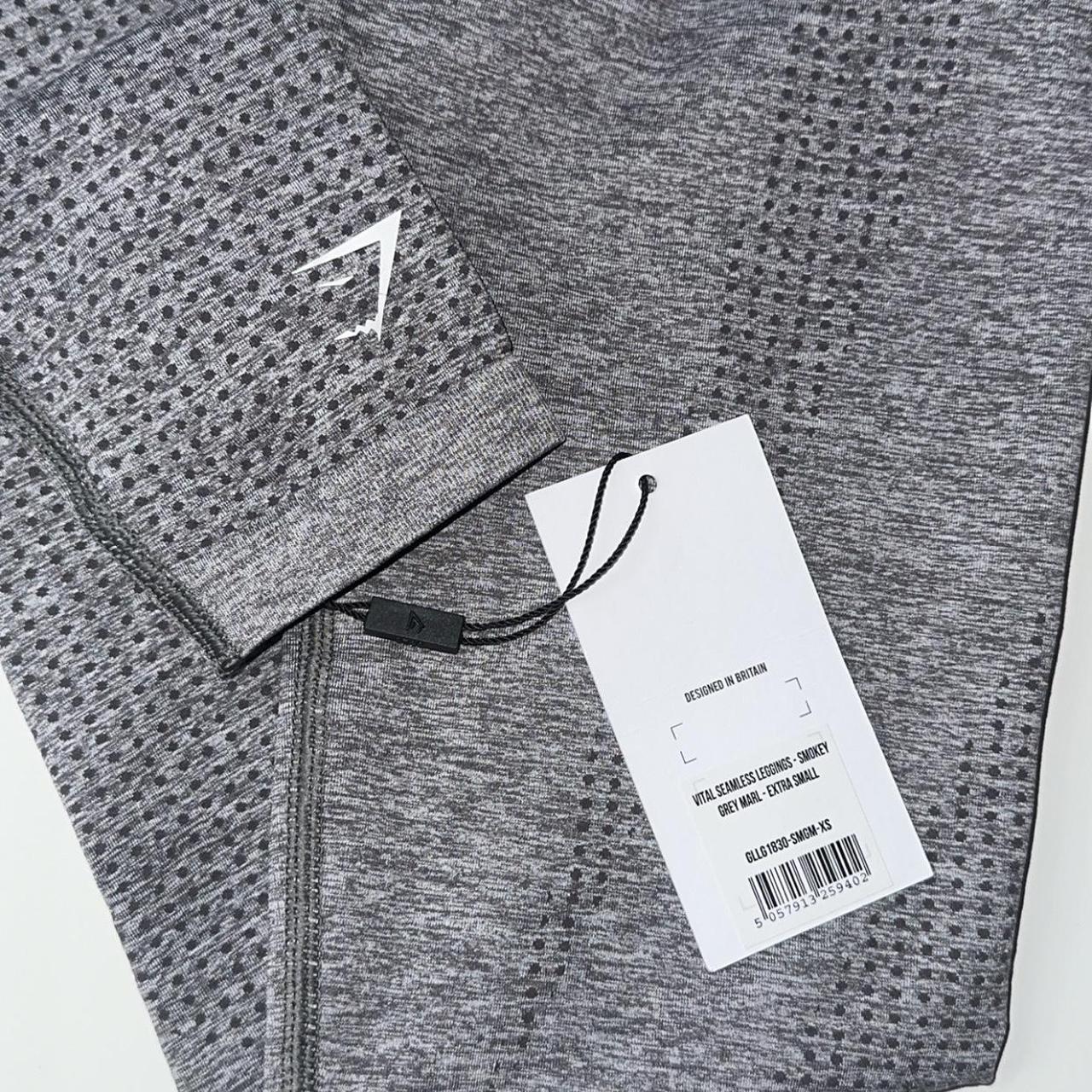 Jim shark, vital seamless leggings Smoky, gray... - Depop