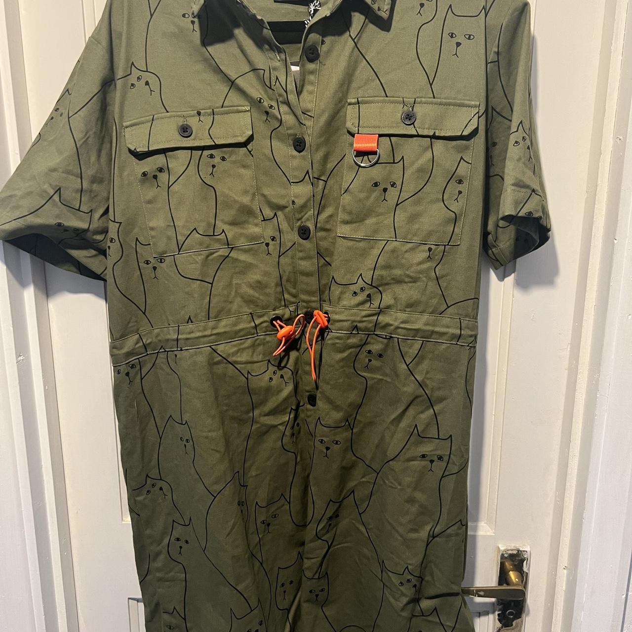 Lazy Oaf In the cat house shirt dress - Depop