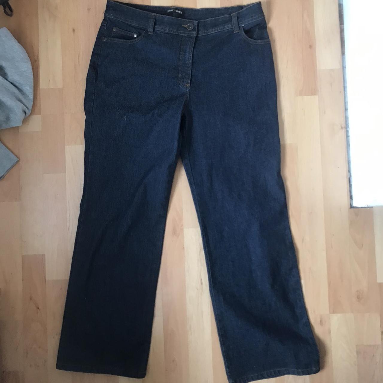 vintage high rise bootcut jeans with the most... - Depop