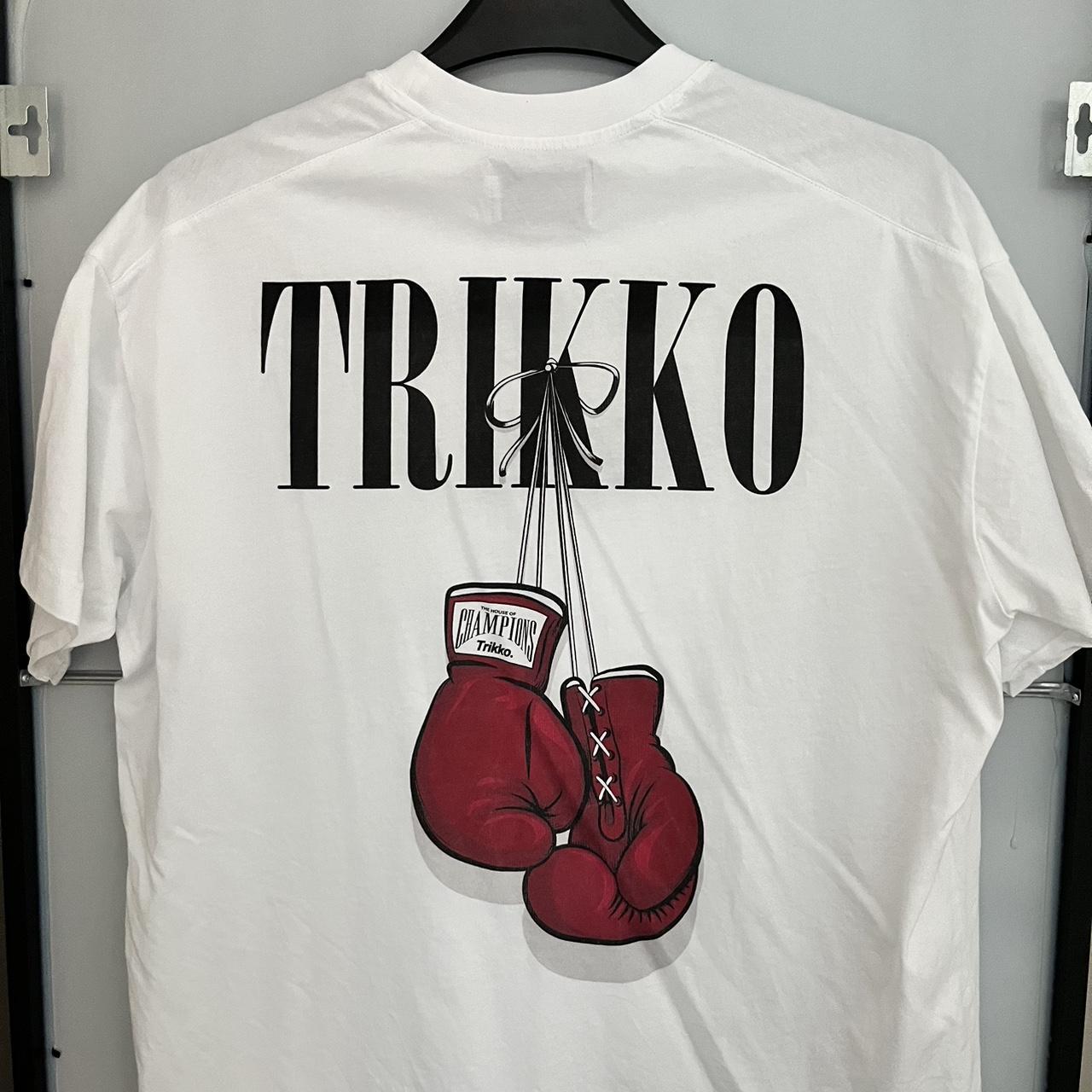 Trikko boxing tee Never worn before Size M - Depop
