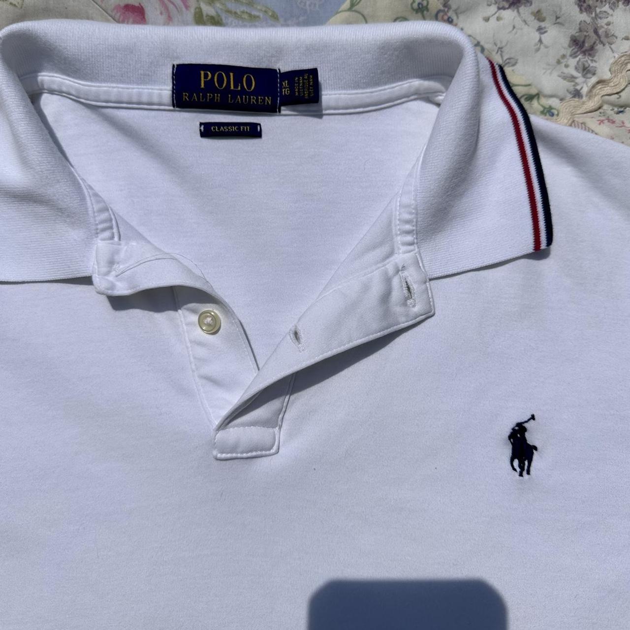 Ralph Lauren Men's White Polo-shirts | Depop