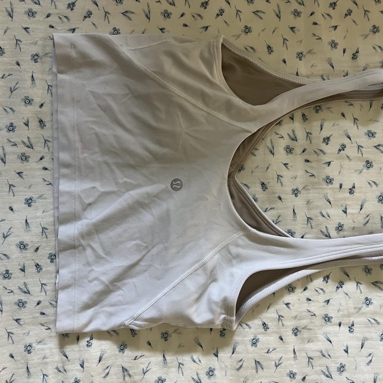 White Lululemon Align Tank Size 4 Message me with... - Depop