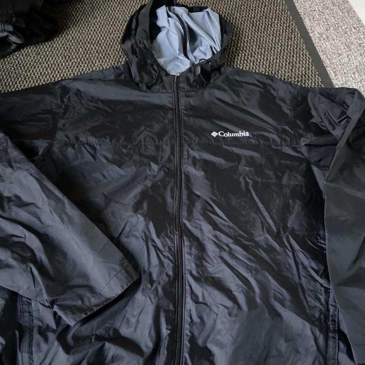columbia mens XL windbreaker Black RRP 69.99 Worn... - Depop