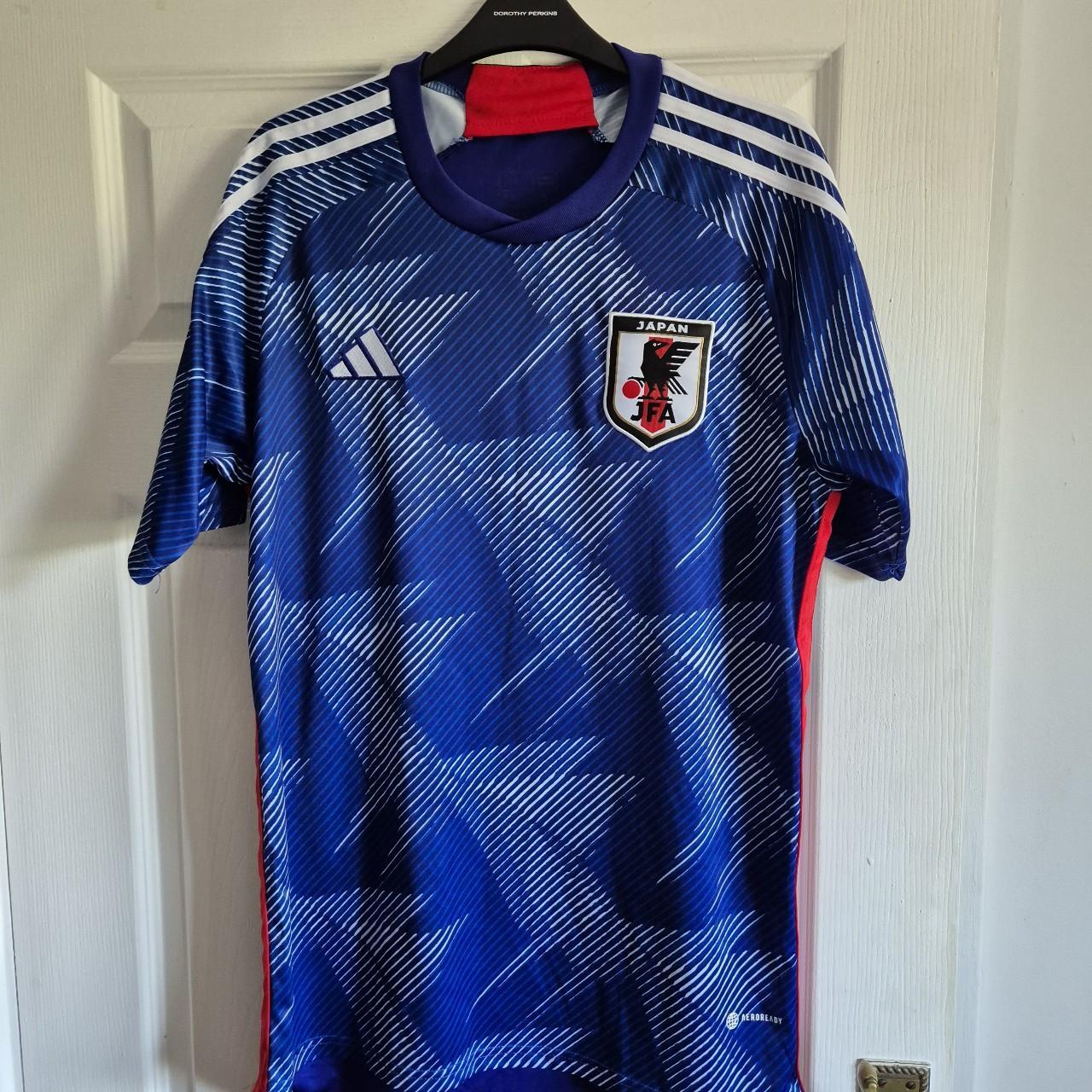 Japan football top 2022 world cup Great lightweight... - Depop