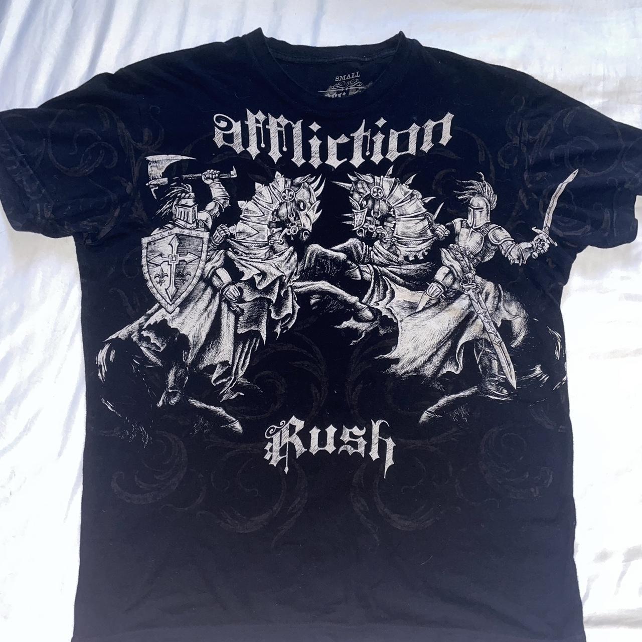 Affliction t-shirt Size Small Super Rare... - Depop