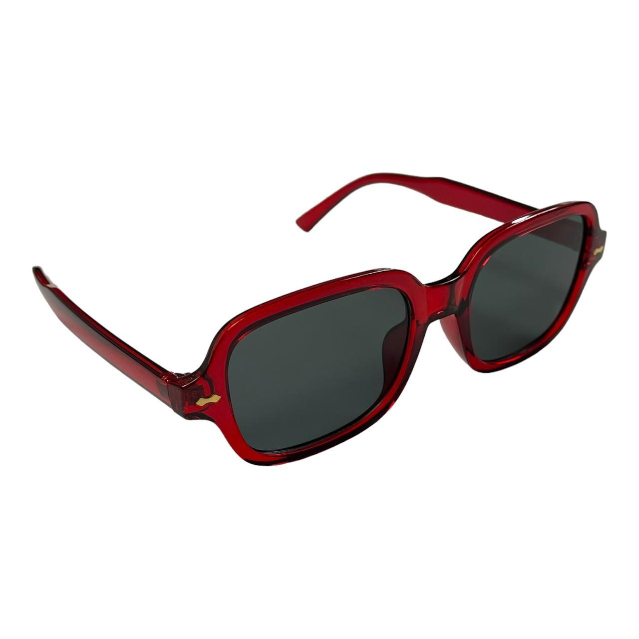 Y2K Sunglasses Red with Black Lens Brand New... - Depop