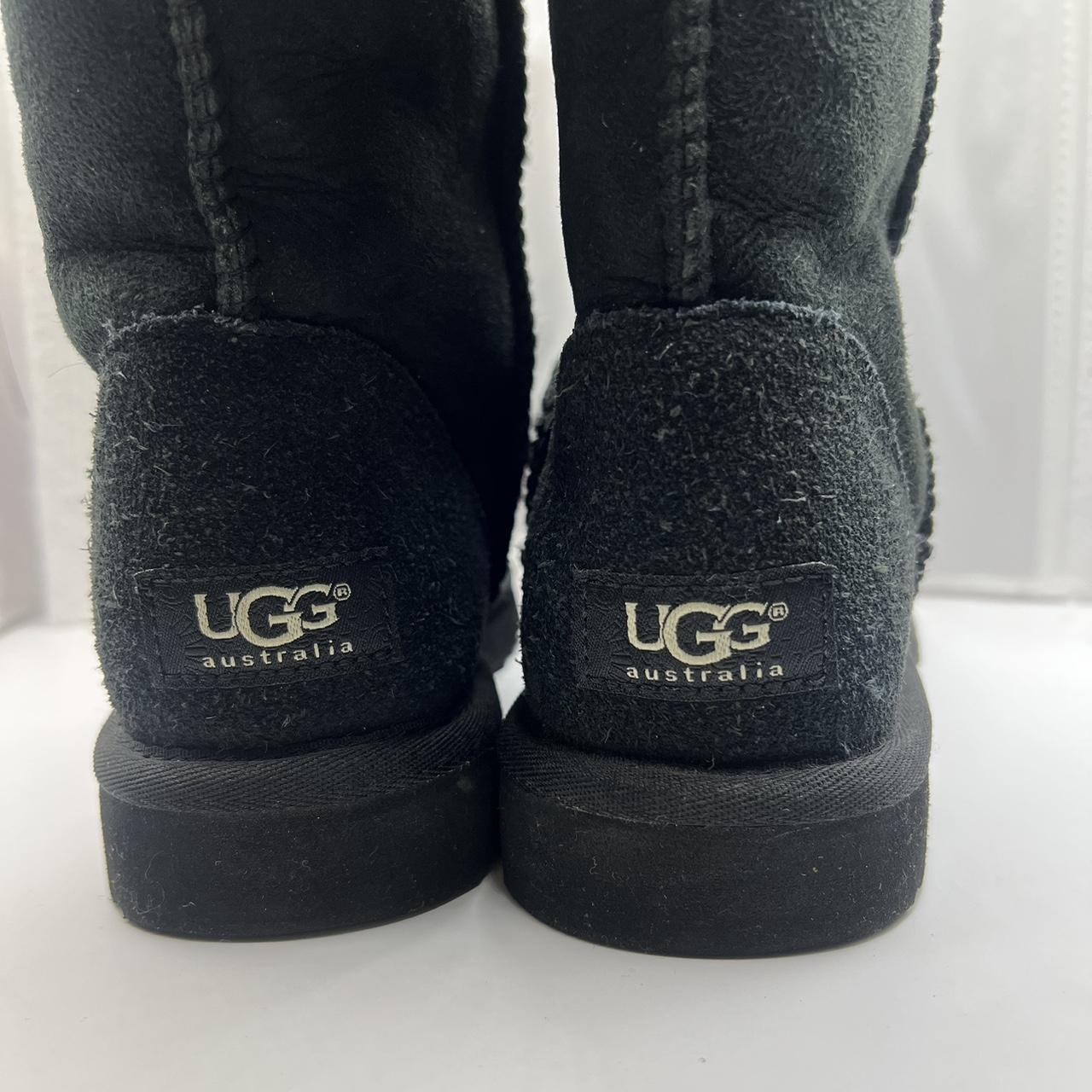 Tall Black Uggs good condition but have just been... - Depop