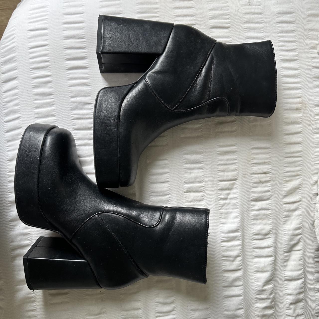 BETTS Python Platform Ankle Boots - Black ~ Size 7... - Depop