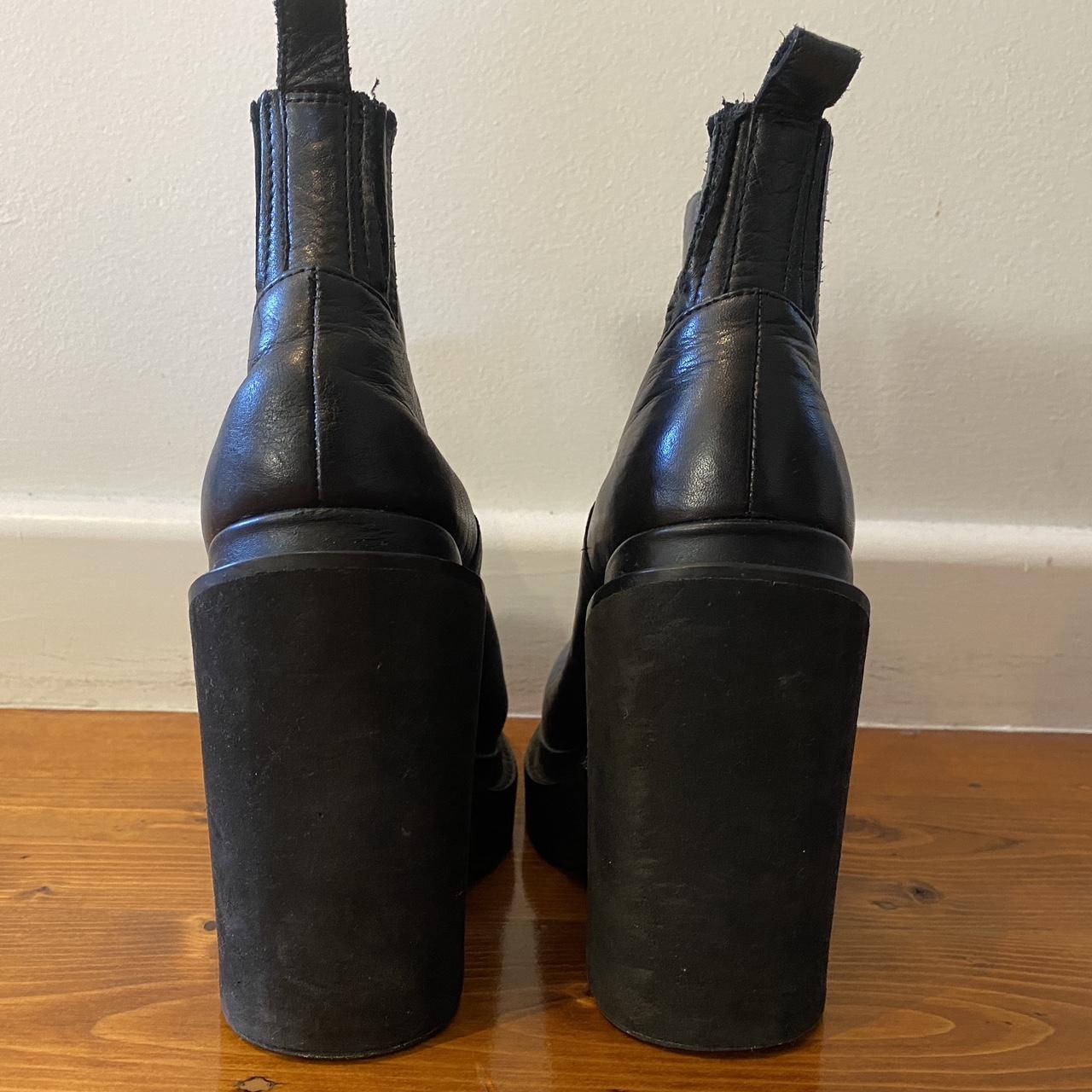 Leather Windsor Smith boots. Size 7 Rarely worn - Depop