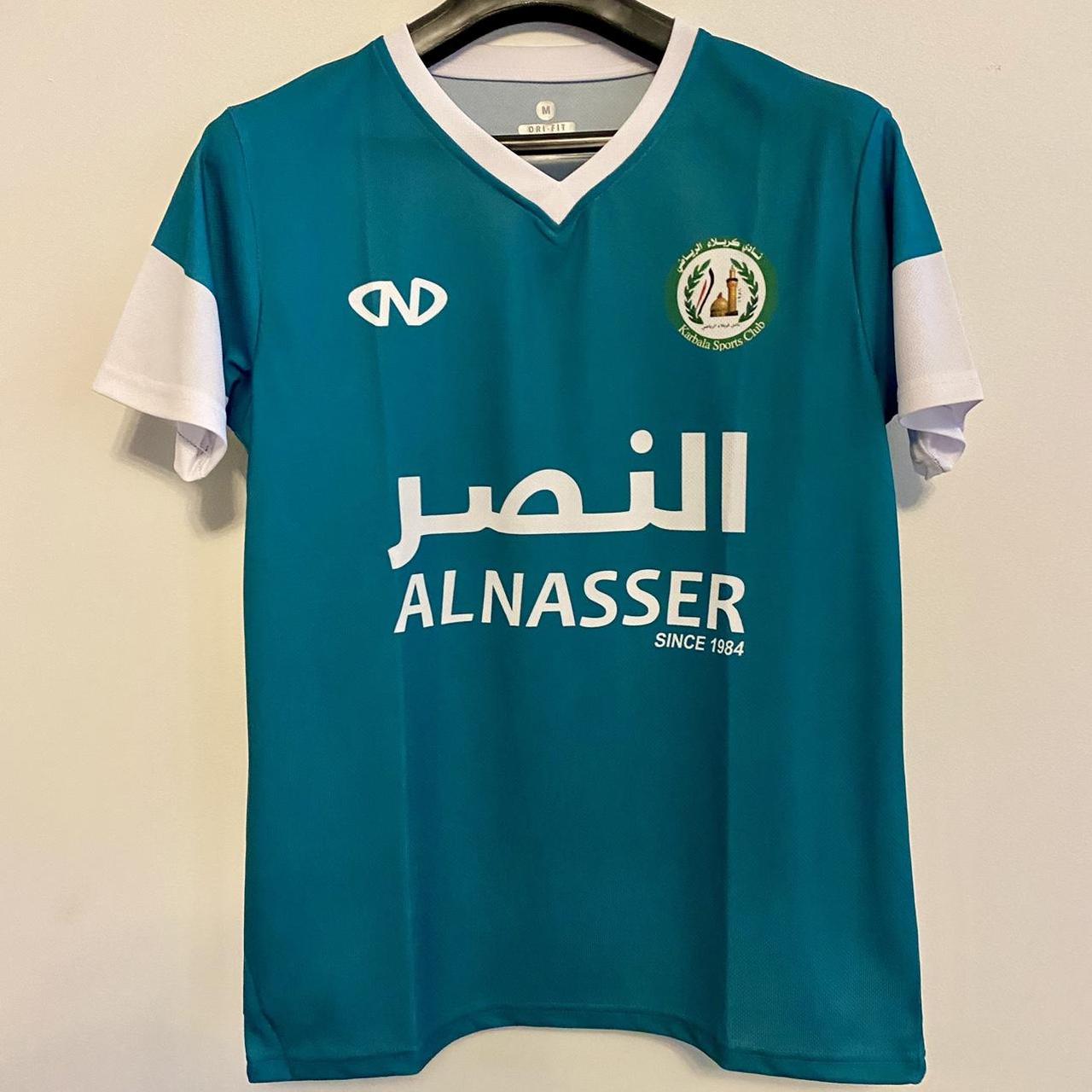 Karbala SC (Iraq) 2022/2023 Blue Away Football Shirt... - Depop