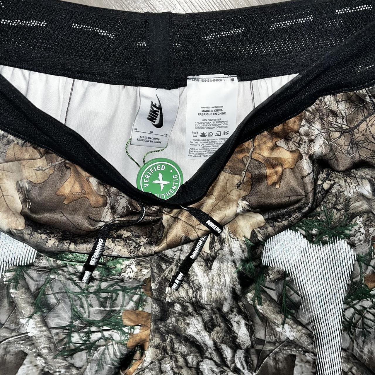 Nike Realtree 3M Skeleton Running Pants Size XL In... - Depop