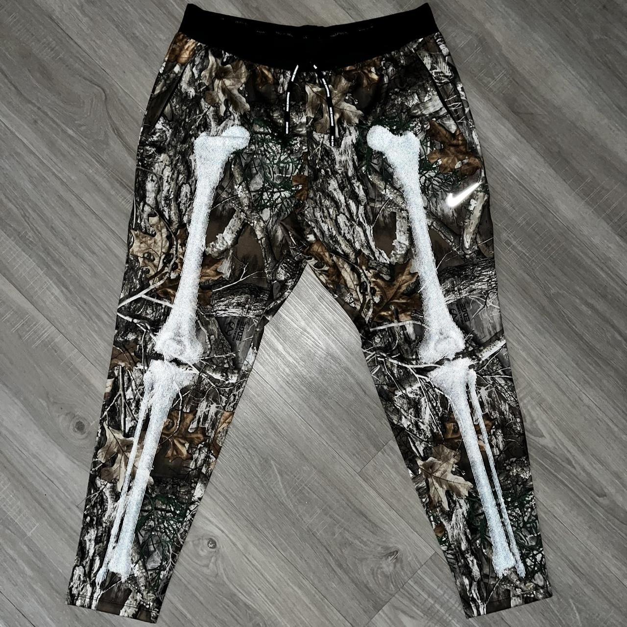 Nike Realtree 3M Skeleton Running Pants Size XL In... - Depop