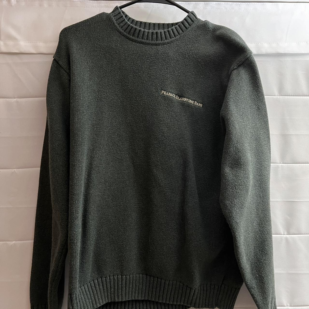 Vintage Sweater Never worn vintage bank sweater - Depop