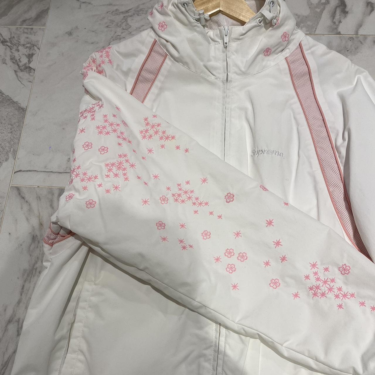 Supreme AOI glow in the dark track jacket pink and... - Depop