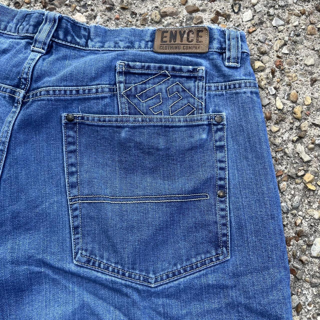 Enyce y2k baggy jean shorts Jorts denim Really cool... - Depop