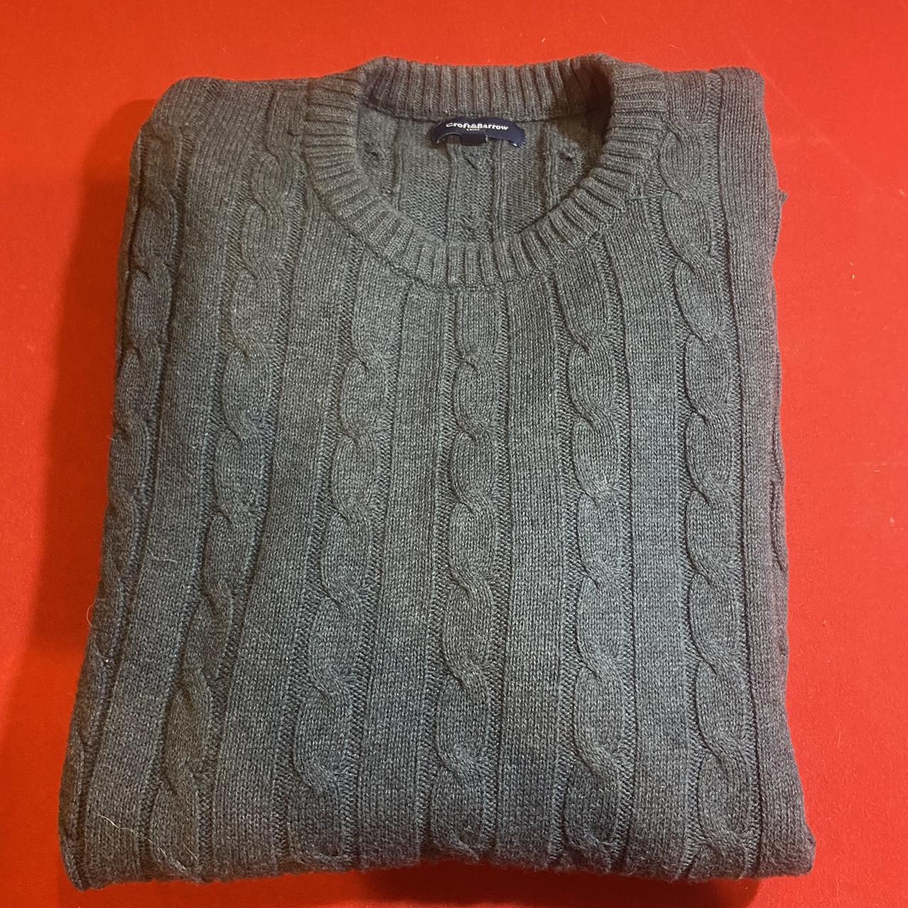 Knitted Crafts & Barrows Wool Crewneck Size - mens... - Depop