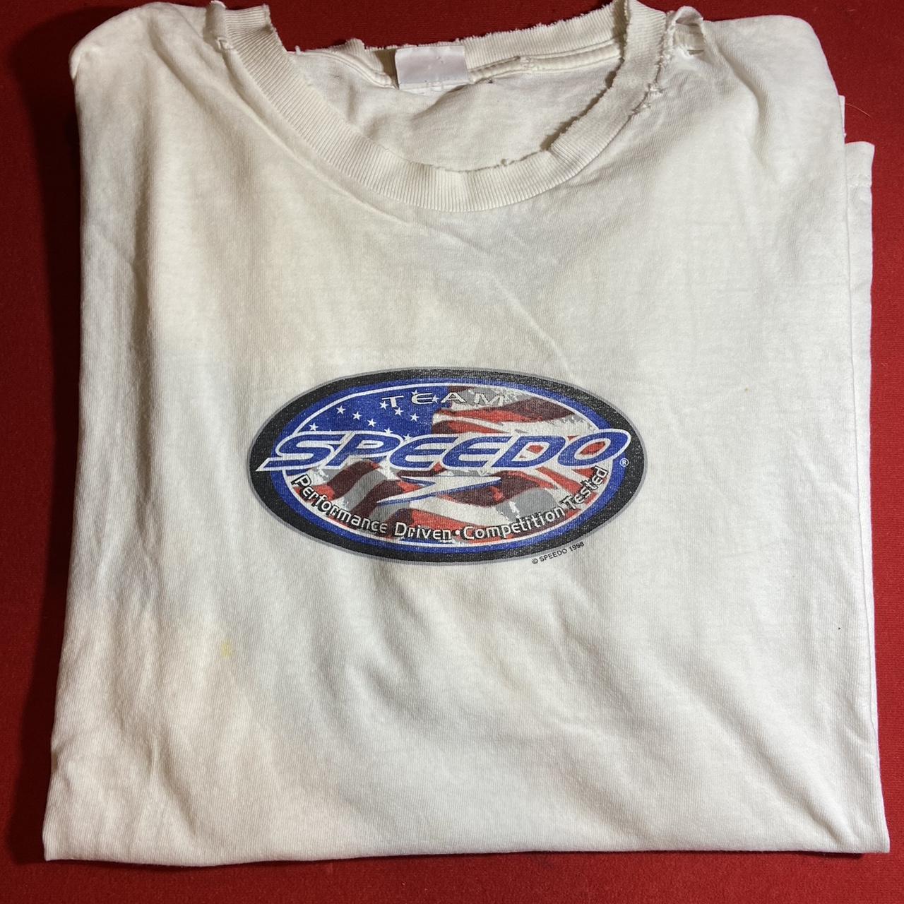 Vintage Speedo T-Shirt Size - Mens Large Brand -... - Depop