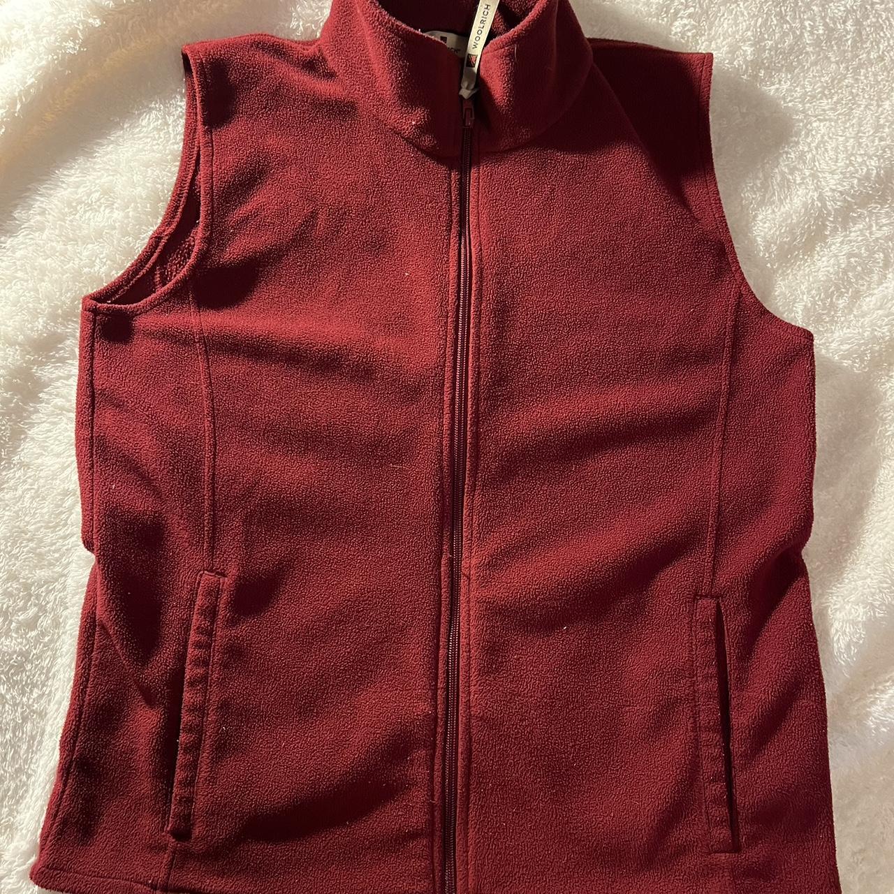 Vintage Woolrich Red Fleece Vest Size - Womens/Mens... - Depop Vintage Woolrich Red Fleece Vest Size - Womens/Mens... - Depop