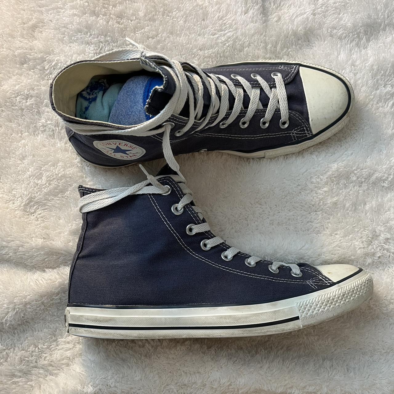 Converse High Top Size - Mens 10.5 Colors - White... - Depop