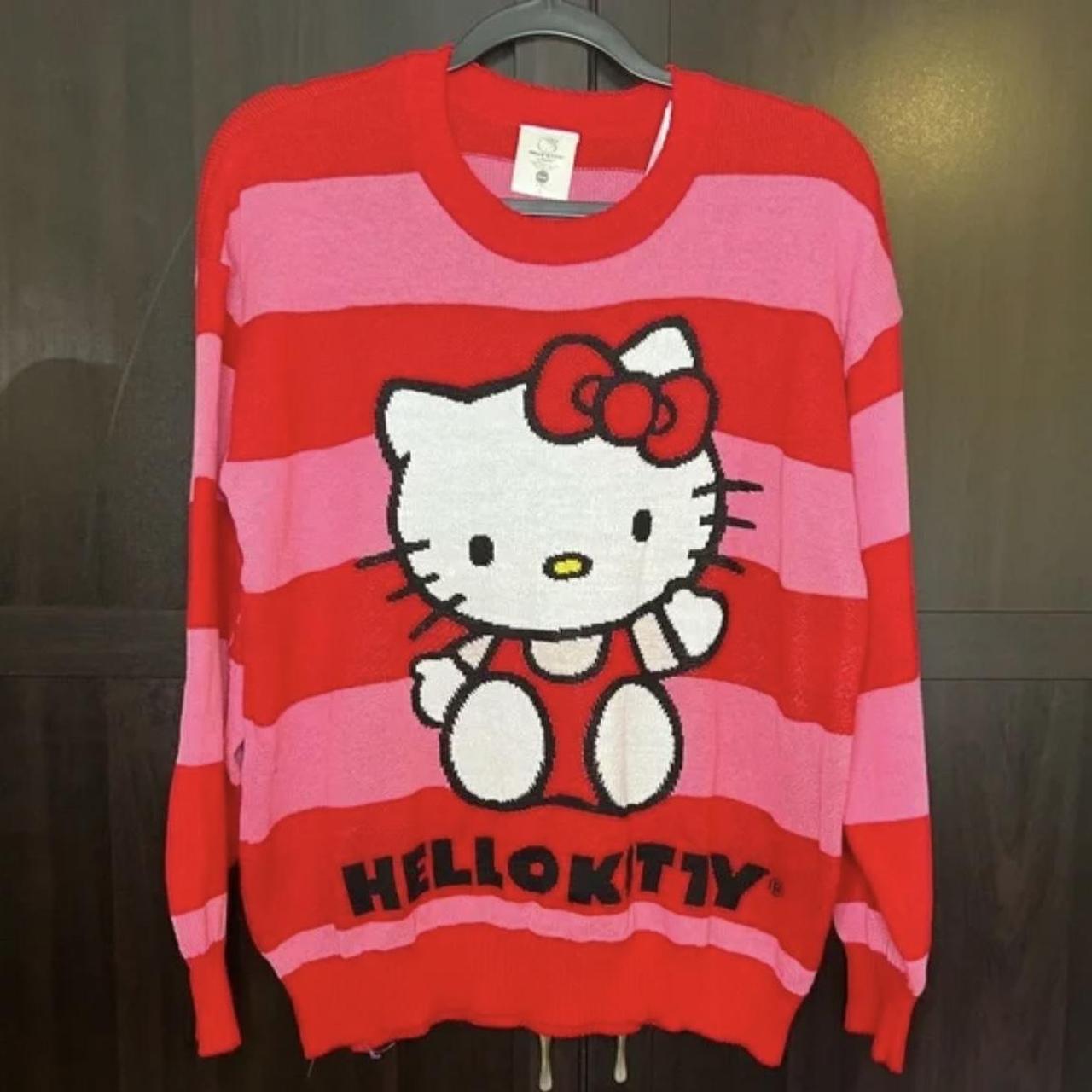 hello kitty sweater small #hellokitty #sanrio... - Depop