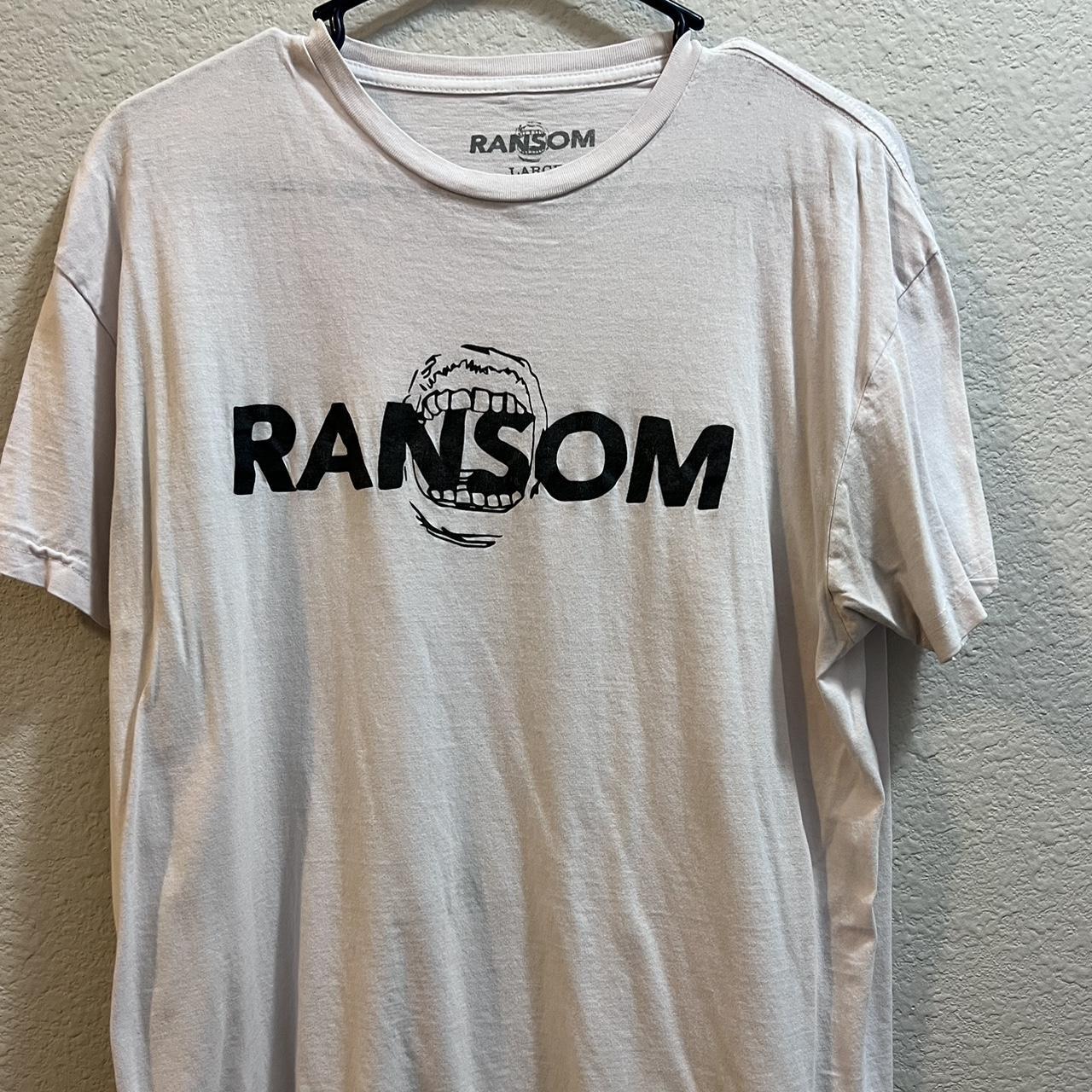 Ransom Men's White T-shirt | Depop