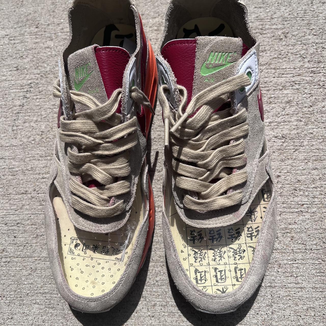CLOT x Nike Air Maxes, super crazy shoe with lots of... - Depop