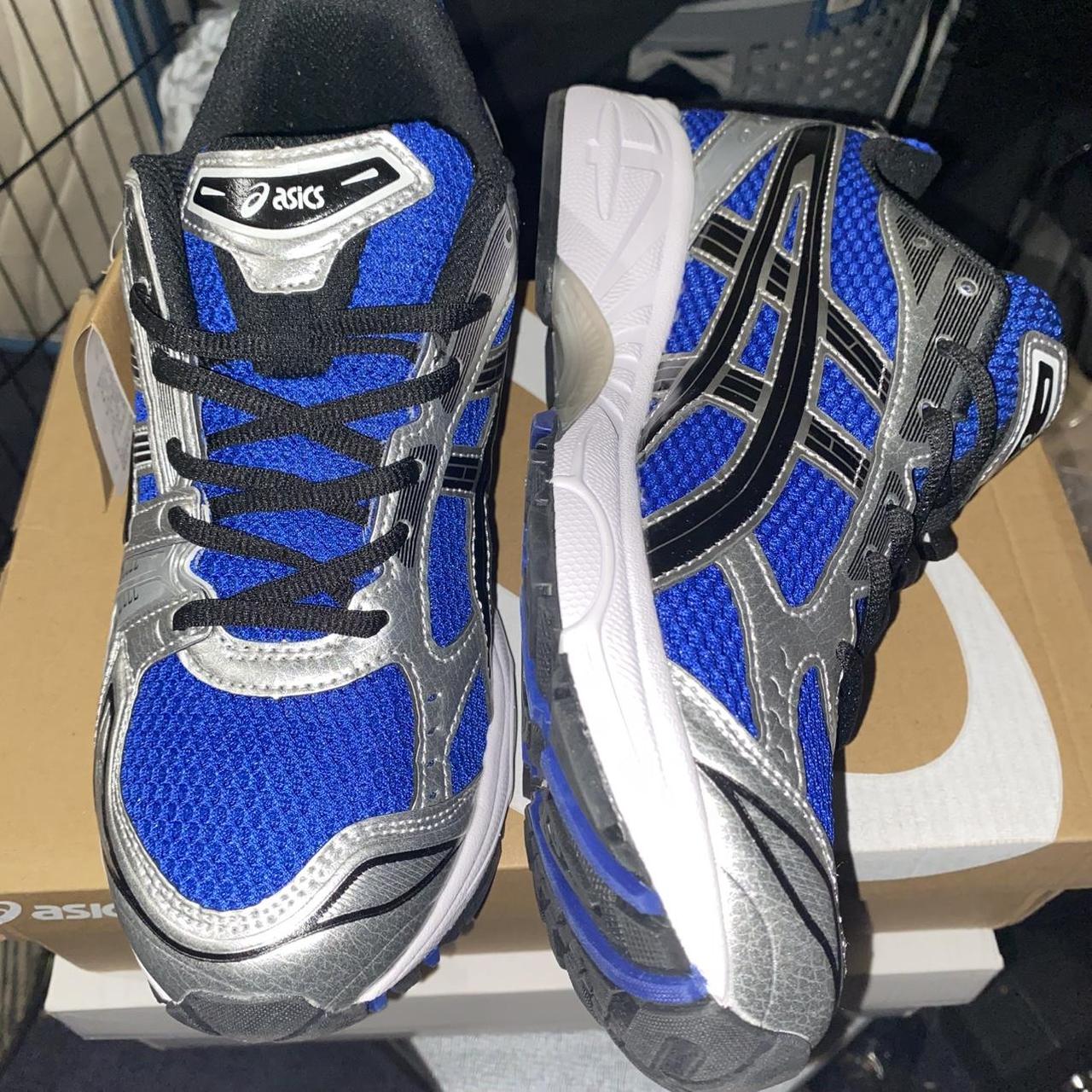 Asics Blue/ silver/ Black, Brand New Never Worn,... | Depop