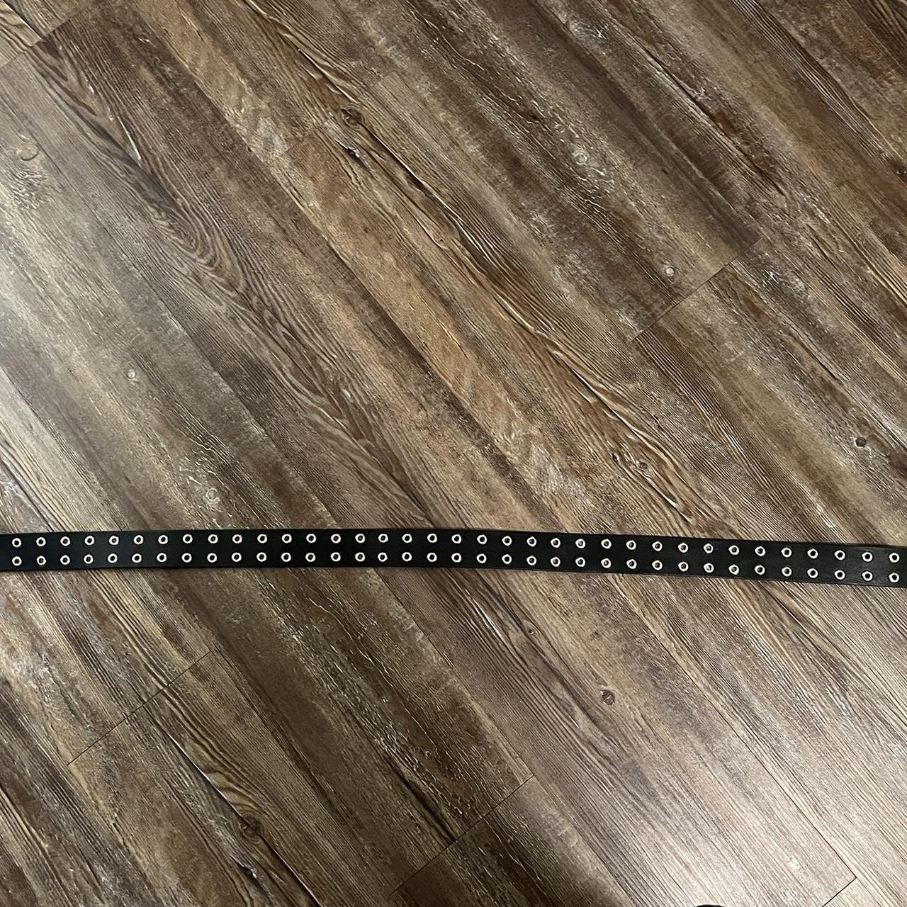 Studded holes belt Size M #emo #goth #grunge... - Depop