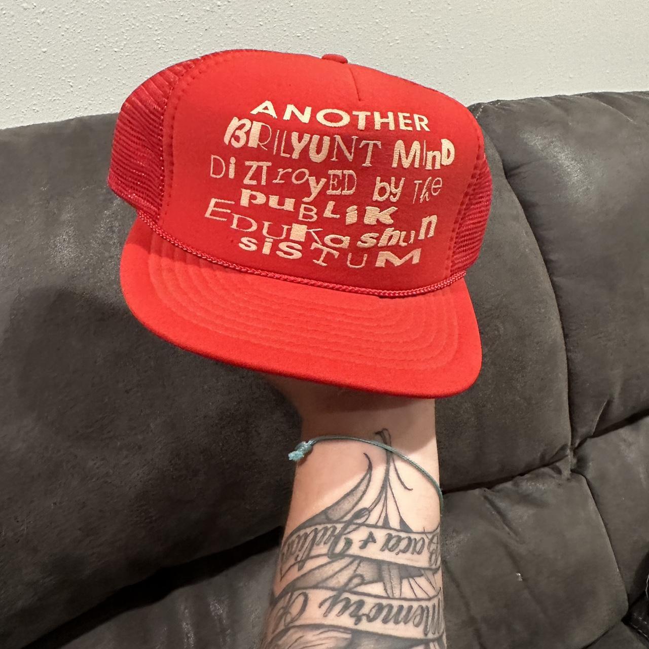 Cool red hat - Depop