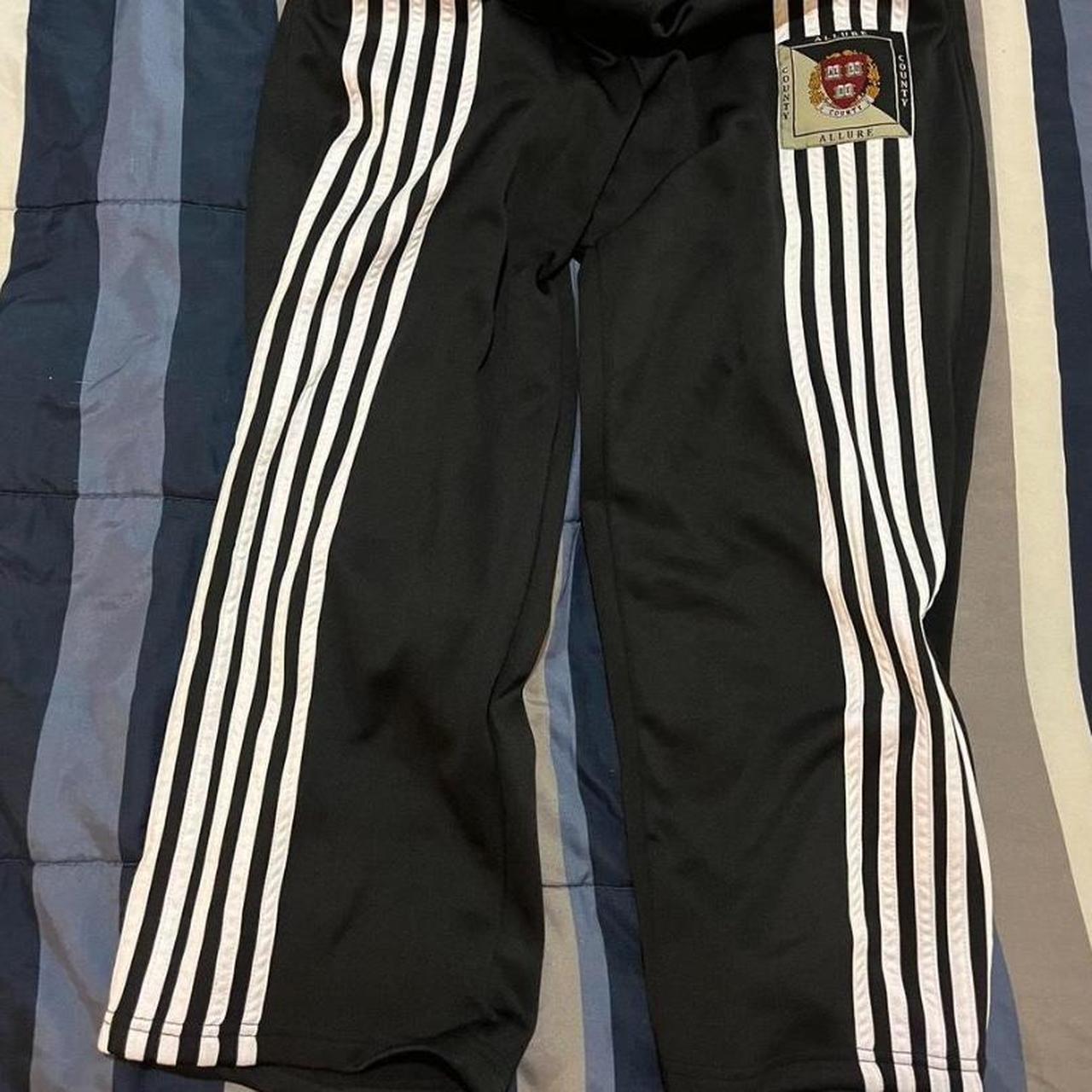 ALLURE COUNTY TRACK PANTS SIZE SMALL FITS BAGGY - Depop