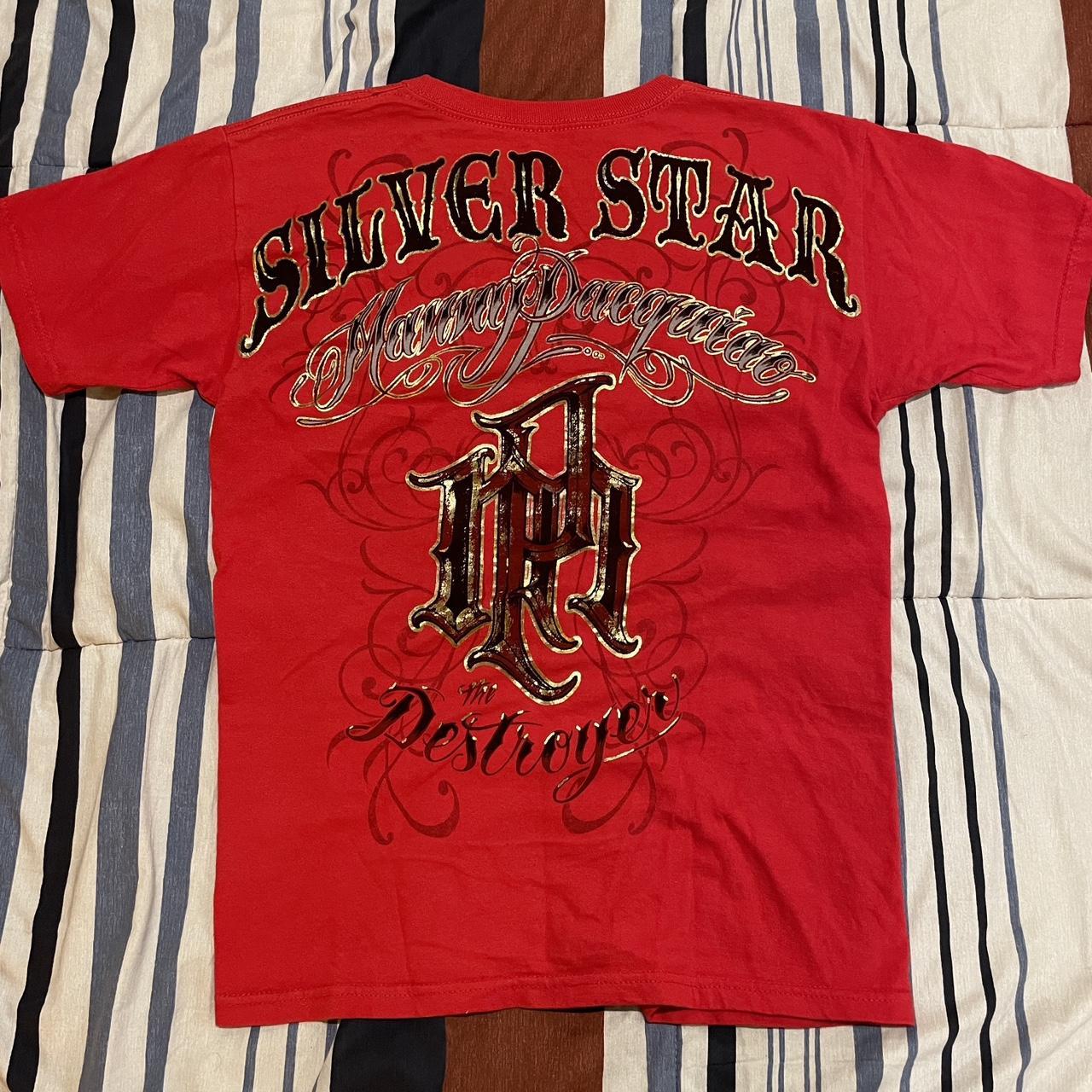 SILVER Star exclusive vintage y2k graphic tee Size... - Depop