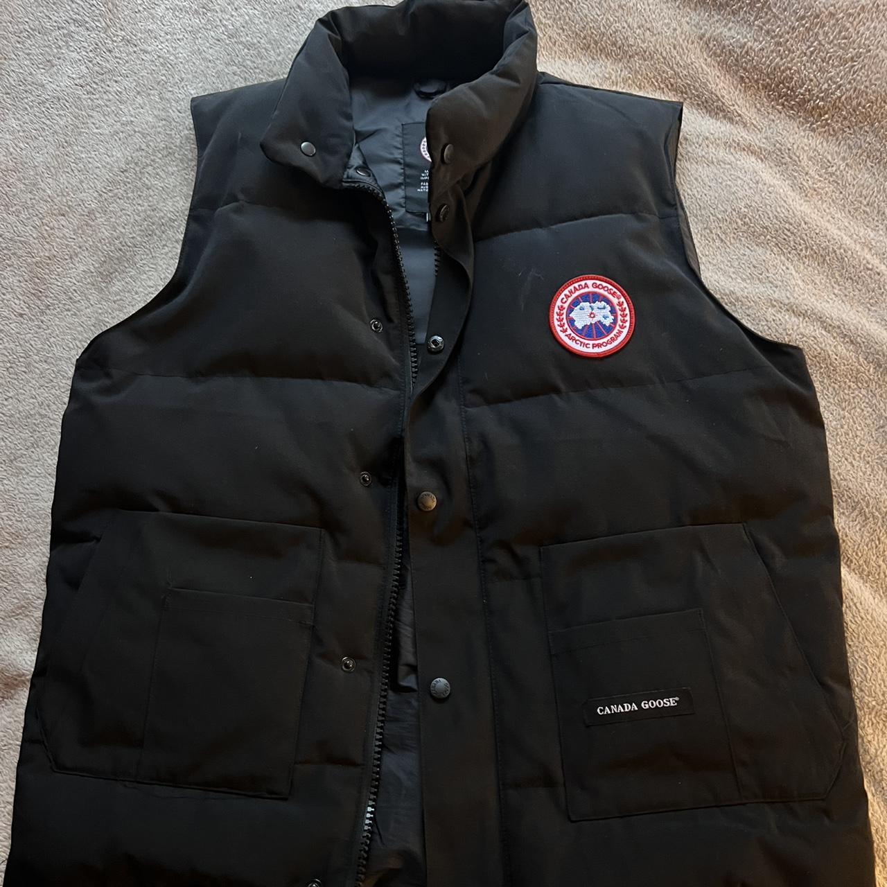 Black Canada Goose vest - Depop