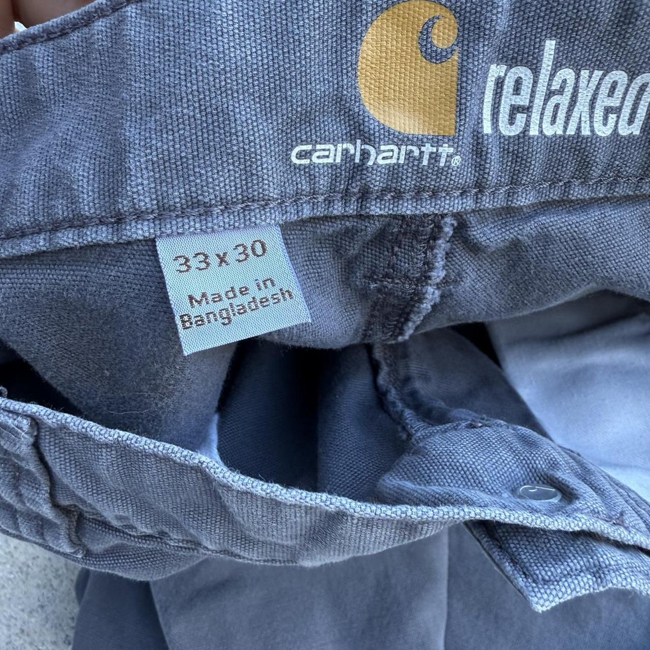 Y2k skate Carhartt Carpenter double knee style pants... - Depop