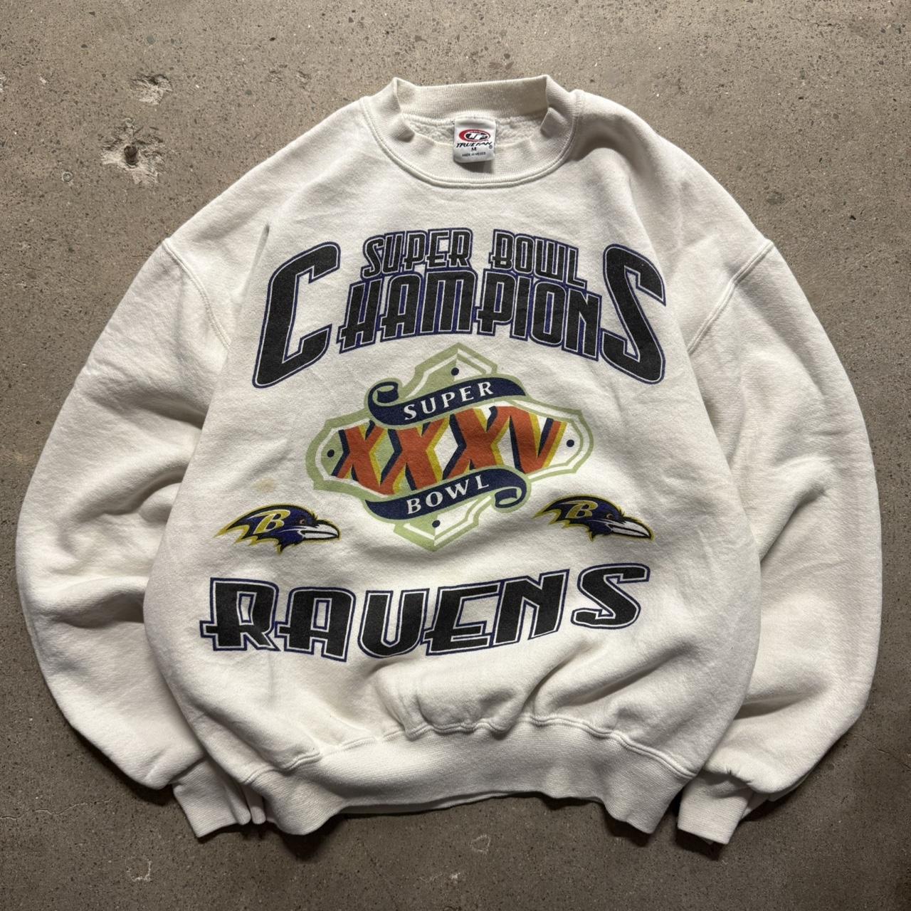 90s vintage ravens nfl Super Bowl logo athletic... | Depop