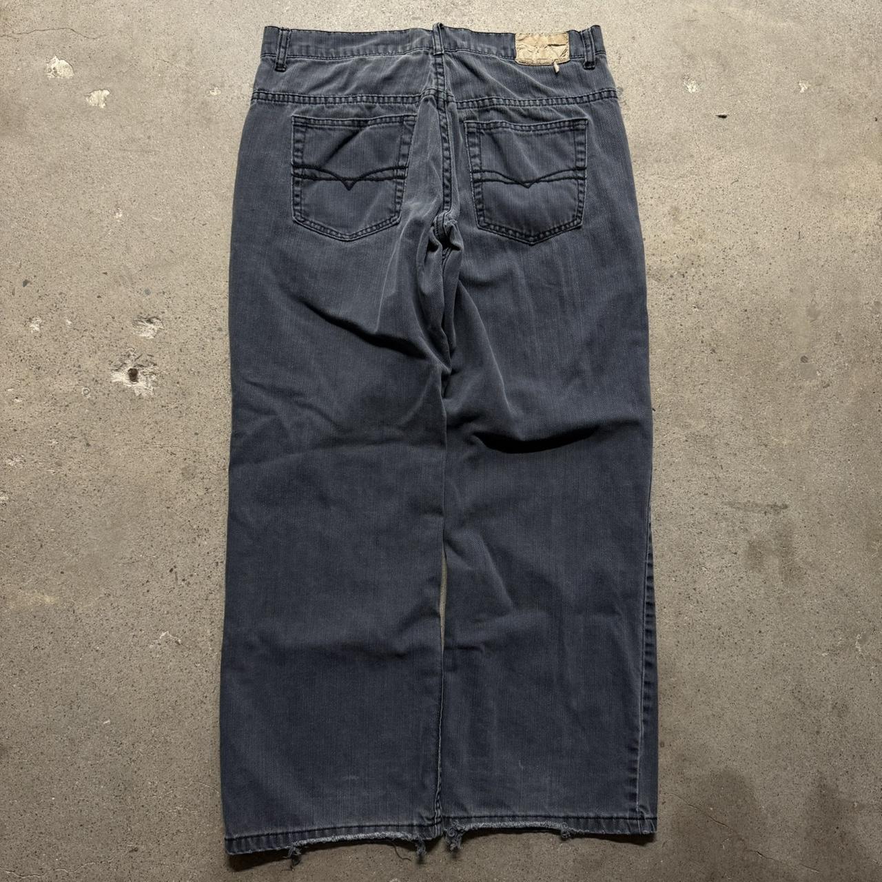 Y2k Southpole red tabs baggy skate anchor blue style... | Depop