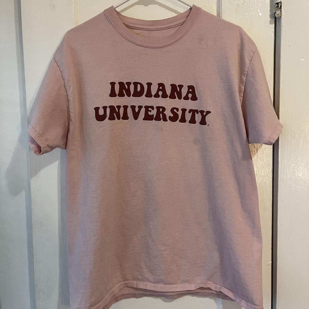 Light pink Indiana University tshirt! Has a few... - Depop