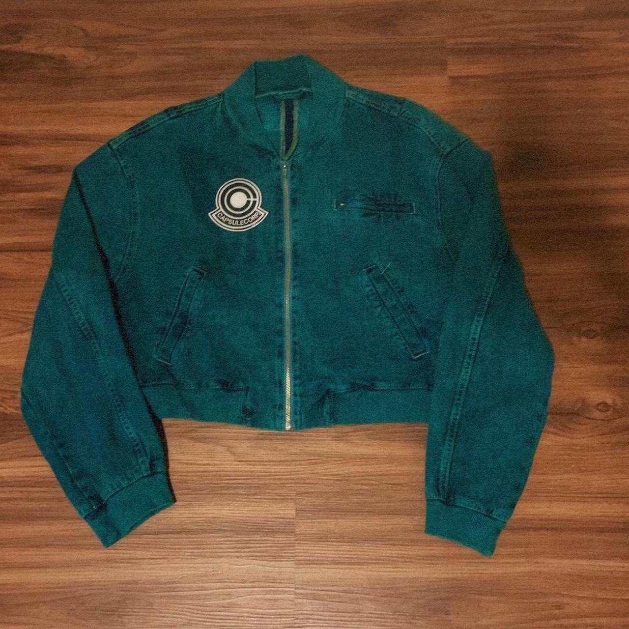 1:1 Capsule Corp Trunks Denim Bomber. Inspired... - Depop