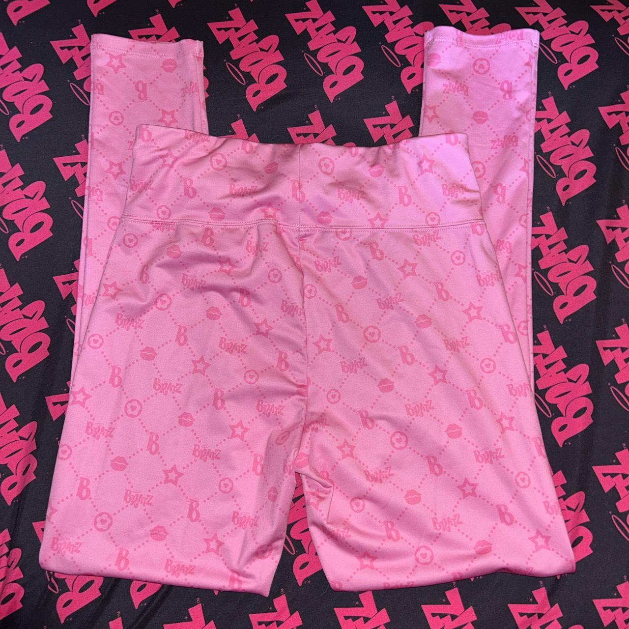 doll’s kill x bratz pink branded tracksuit pants.... - Depop