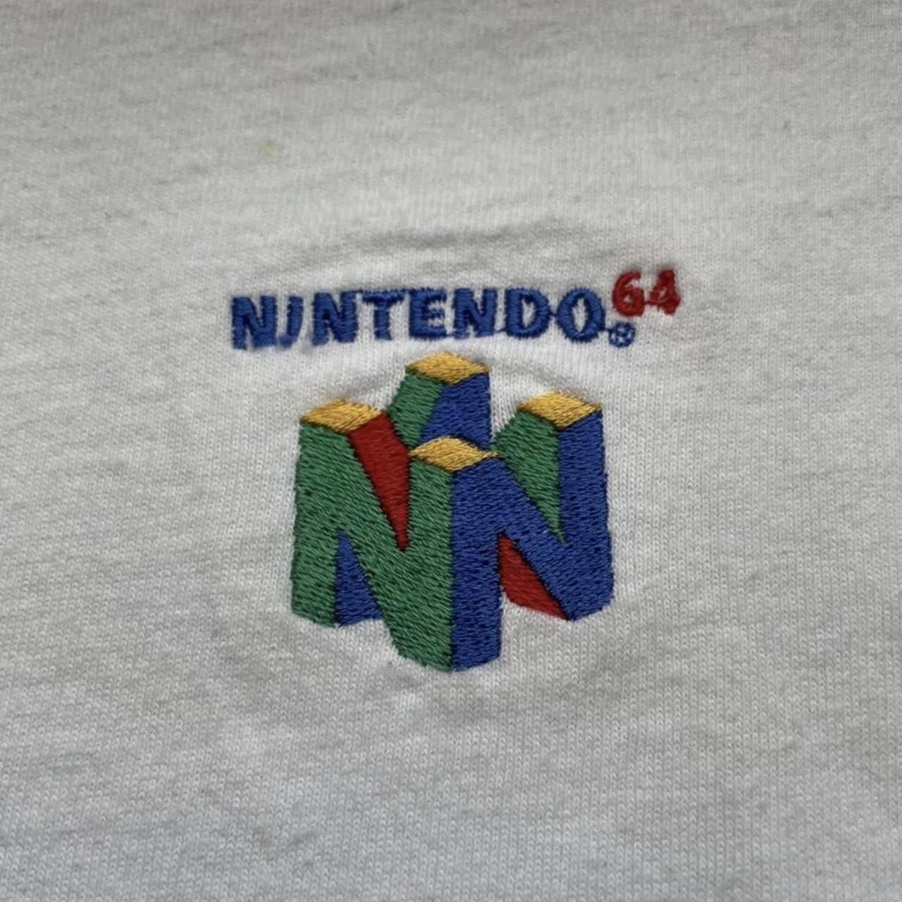 Vintage Nintendo 64 N64 Logo T-Shirt 90s Nintendo... - Depop