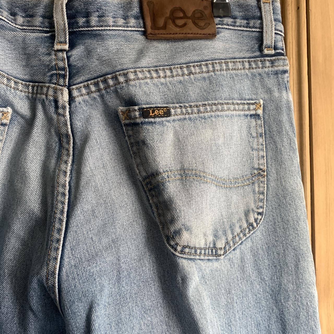 Men’s Vintage Lee Light Blue Jeans, 100% Cotton,... - Depop