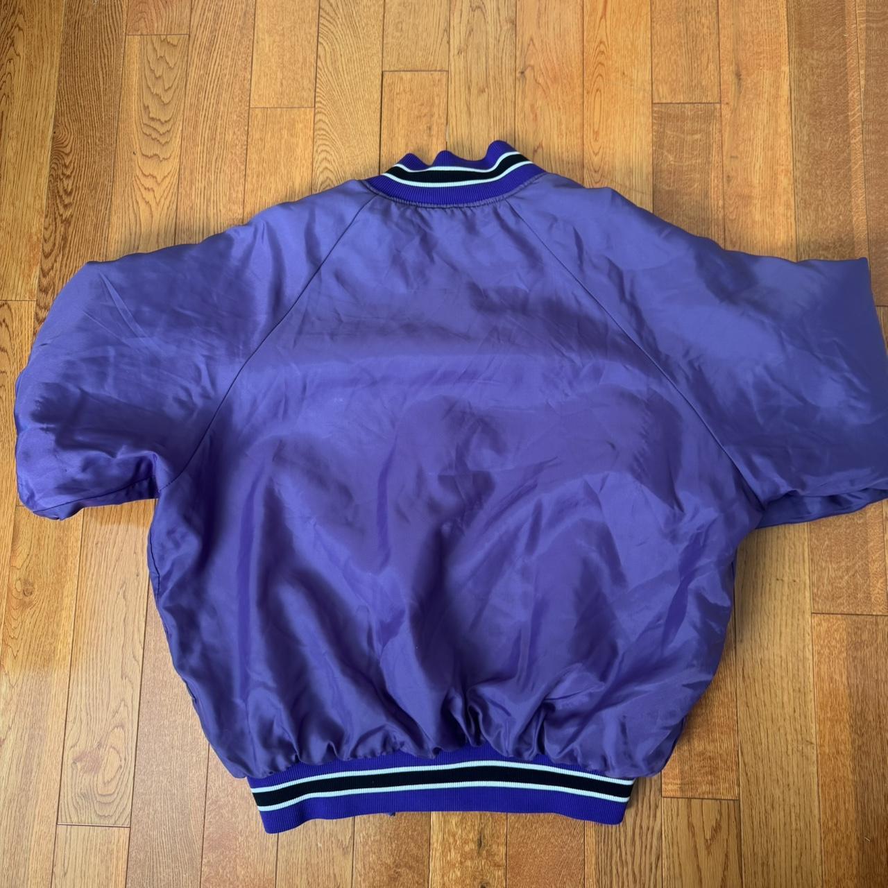 Vintage Thornton Softball Varsity Jacket - Purple -... | Depop